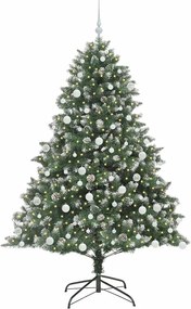 Umělý vánoční stromeček Zelená 180 cm PVC, plast a ocel 3395236