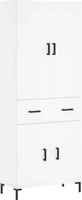 Skříň highboard bílá 69,5 x 34 x 180 cm kompozitní dřevo 3198145