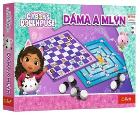 Dáma a Mlýn Gabby's Dollhouse společenská hra v krabici 29x19x4 cm