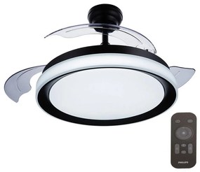 Philips Philips - LED Stropní ventilátor BLISS LED/35W/230V 5500/4000/2700K černá + DO P4495