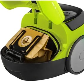 SENCOR SVC 45GR-EUE3 zelená / Sáčkový vysavač / 850 W / 1.5L / 79 dB /
