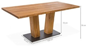 Jídelní stůl masiv smrk Termo více velikostí 180x90