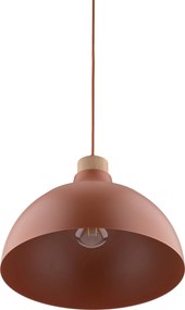 TK Lighting Terakotový závěsný lustr Cap pro žárovku E27 TK6927