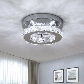 Lampa Sufitowa Plafon Led Wiszaca Okrągły Nowoczesna Do Salonu 12W 6500K