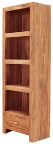 Indický nábytek - Knihovna Gani 60x180x35 z indického masivu palisandr Only stain
