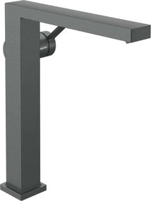 Hansgrohe Tecturis E - Umyvadlová baterie s výpustí Push-Open, CoolStart, EcoSmart+, kartáčovaný černý chrom 73070340