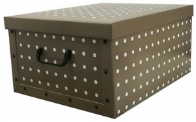 Úložná krabice Compactor Rivoli 50 x 40 x 25 cm, hnědá