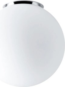 OS STY61736 STYX 3 stropní/nástěnné skleněné svítidlo chrom / bílá IP65 4000 K 20W LED - OSMONT