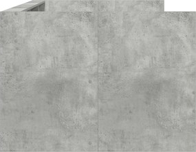 Denní postel se zásuvkou Šedá 90 x 200 cm Kompozitní dřevo 3345120