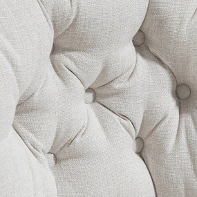 HOMCOM Kancelářská židle bez područek, pohodlná kancelářská židle s polstrovaným sedákem a nastavitelnou výškou, krémově bílá
