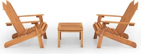 3dílná sada zahradního nábytku Adirondack masivní akácie 3152133