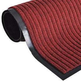 Červená PVC rohožka | 120x180 cm