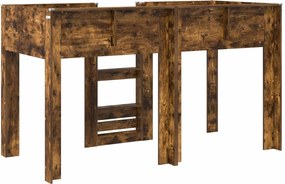 Patrová postel pro děti Kouřový dub 75 x 190 cm 3410471