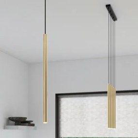 Závěsná lampa SOLLUX PASTELO 5L leštěné zlato G9 5x8W bez žárovky SL.1198