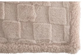 Béžová deka z mikroplyše 150x200 cm Rava – Tiseco Home Studio