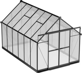Skleník 240 x 244 x 371 cm, zesílená konstrukce, polykarbonát 6 mm