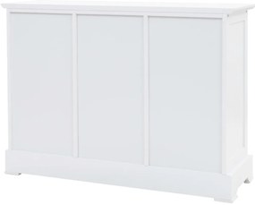 vidaXL Marketos Příborník se 3 dvířky MDF a borové dřevo 105 x 35 x 77,5 cm