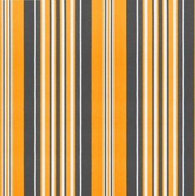 vidaXL Náhradní plachta na markýzu 4,5 x 3,5 m [311950] Barva: oranžová a černá