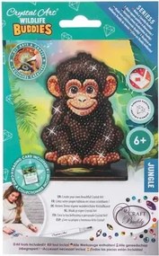 CRYSTAL ART Diamantové malování Jungle: Šimpanz