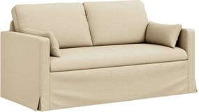 Set pohovek 2 ks Krémová textil 3407542