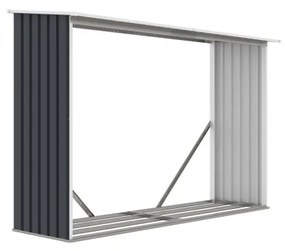 Přístřešek na dřevo G21 WOH 181 - 242 x 75 cm, antracitový