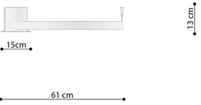 Stropní LED svítidlo Rio 55, 1x LED 30w, 3000k, w