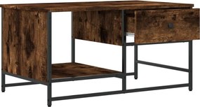 vidaXL Konferenční stolek 85,5x51x45 cm kompozitní dřevo [835341] Barva: kouřový dub
