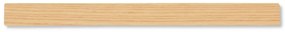 Wook | dřevěná magnetická lišta na nože - jasan montáž: montáž na zeď, velikost: 40 x 4 x 2 cm (7 nožů)