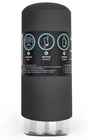 Dávkovač pěnového mýdla Compactor Clever, 360 ml / černá
