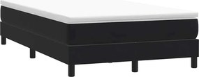 Postel Box Spring bez matrace černá 120x220 cm samet 3315869