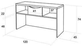 Bradop CASPER Skříňka na boxy C119 CEF - FIALOVÁ