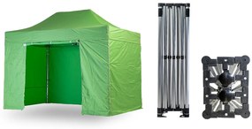 Nůžkový párty stan 3x4,5 m TENTino SMALL HEXAGON Barva opláštění: 13A - SVĚTLE ZELENÁ