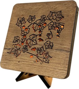 Li-Go "Víno" lampa 19x19 cm provedení povrchu: černá s patinou
