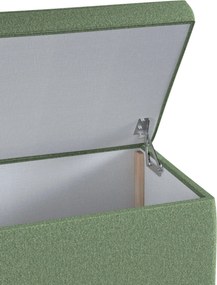 Čalouněná skříň barva zelená látka pletený vzor