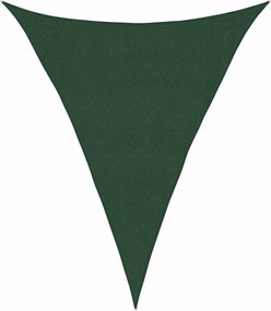 Stínící plachta 160 g/m² tmavě zelená 3 x 4 x 4 m HDPE 311475