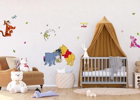 Dětská samolepka na zeď Disney Medvídek Pú – Nejlepší Přátelé | 65 x 85 cm | DDK862
