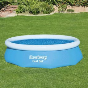 Bestway Solární Krycí Plachta Na Bazén Flowclear 305 Cm Světle Šedá