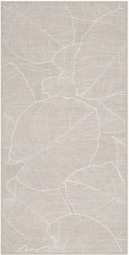 Vinylová rohožka's protiskluzovou vrstvou Hojas Beige