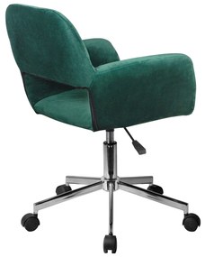 Kancelářská židle Odalis (tmavě zelená). 1069470