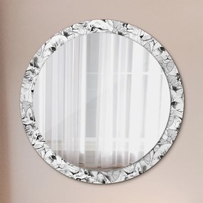 Kulaté dekorativní zrcadlo Domácí kočky fi 90 cm