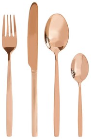 Nerezový příbor v měděné barvě 16 ks Avie – Premier Housewares