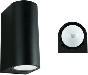 Led světlo mcled led svítidlo revos 2r, 6w, 3000k, ip65, černá barva