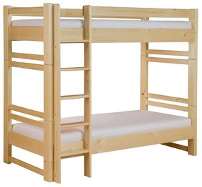 Patrová postel rozkládací LUCAS 103 masiv smrk, 90x200 cm, český výrobek