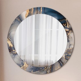 Kulaté dekorativní zrcadlo Abstraktní tekutina fi 70 cm