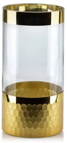 Skleněná váza Serenite 19,5 cm čirá/zlatá