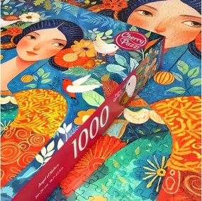 CHERRY PAZZI Puzzle Anděl přírody / 1000 dílků / 50 × 70 cm