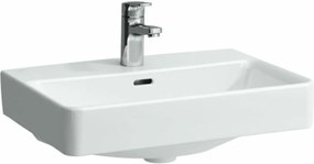 Laufen Pro S umyvadlo 55x38 cm otvor pro baterii uprostřed h8189580001041 1895.8.000.104.1