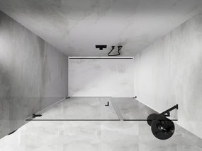 Mexen Lunar-B sprchové dveře otevíratelné levé 140 cm, transparentní, gun metal - 832S-140-050-95-00-L
