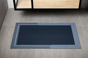 Aqualine Aqualine, Koupelnová předložka 60x120cm, absorpční, modrá, PCD012V