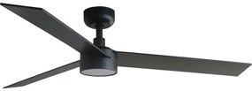 FARO Barcelona FARO 34298WT-1TW - LED Stm. vent. RUDDER L LED/18W/230V černá pr. 132 cm WT + DO 34298T1TW